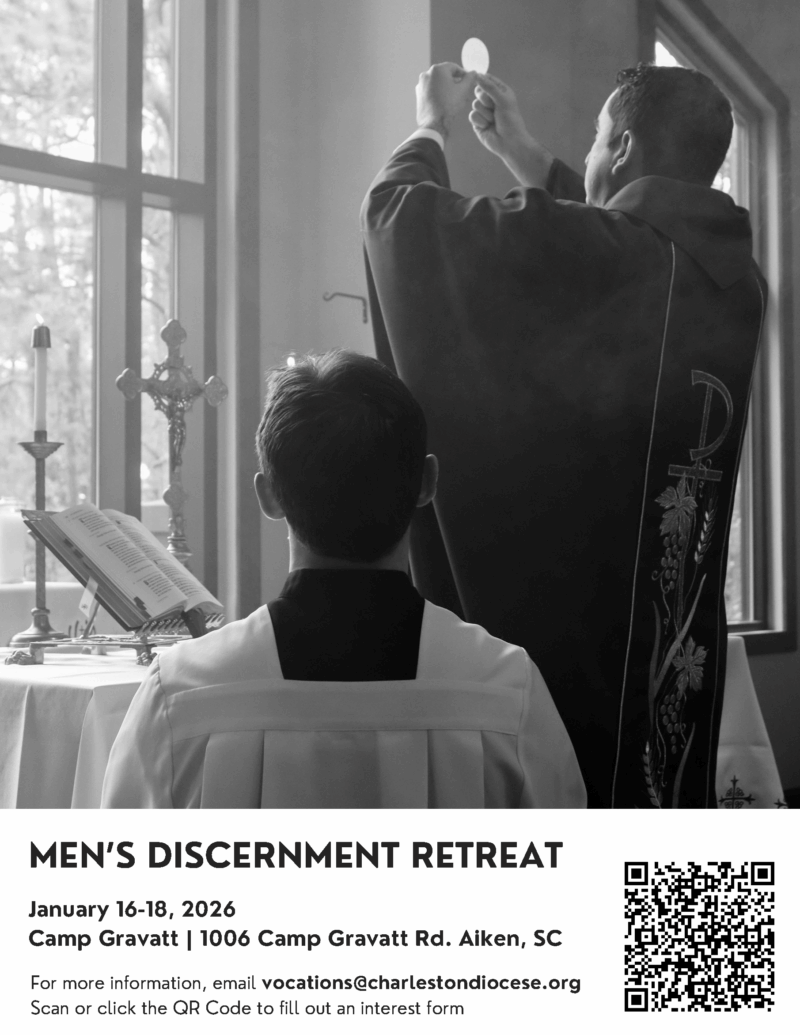 Men's Discernment Retreat - Diocese of Charleston - Vocations
